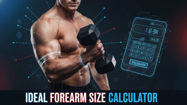 Ideal Forearm Size Calculator (with List & Chart)