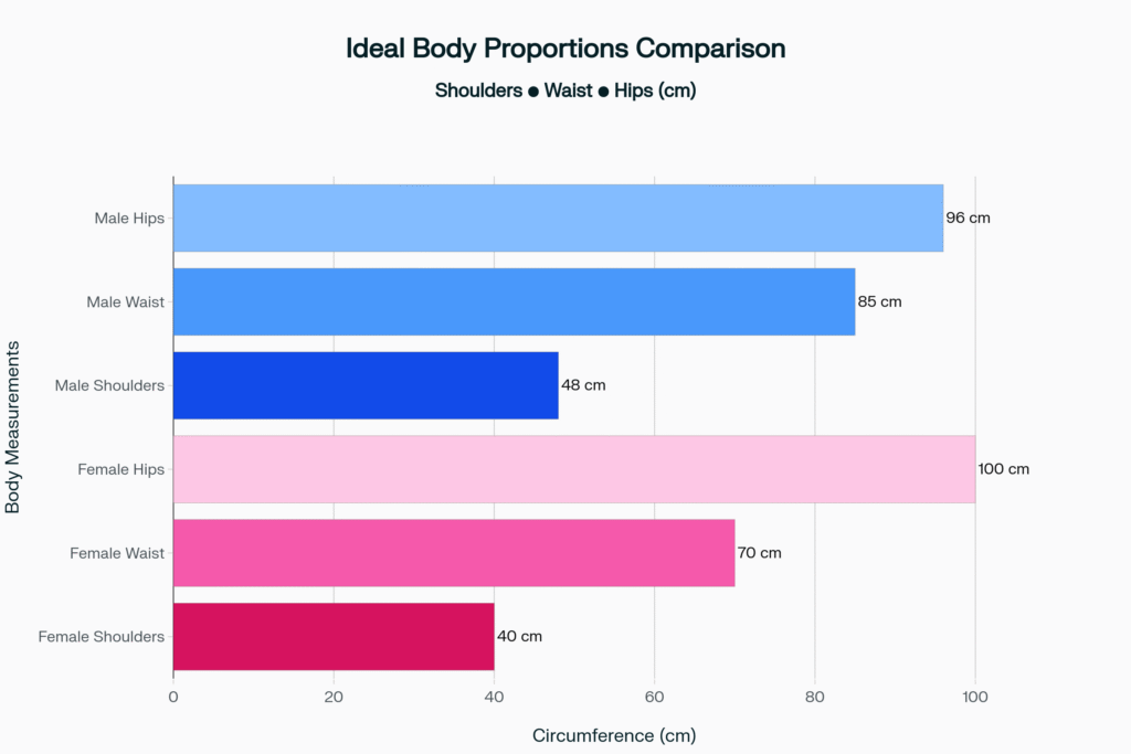Ideal Hip Size Calculator (with List & Chart)